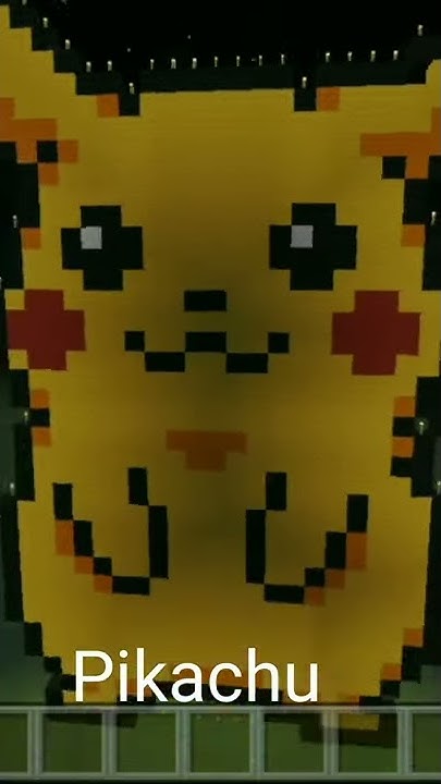 Pokemon pixel art , minecraft - YouTube