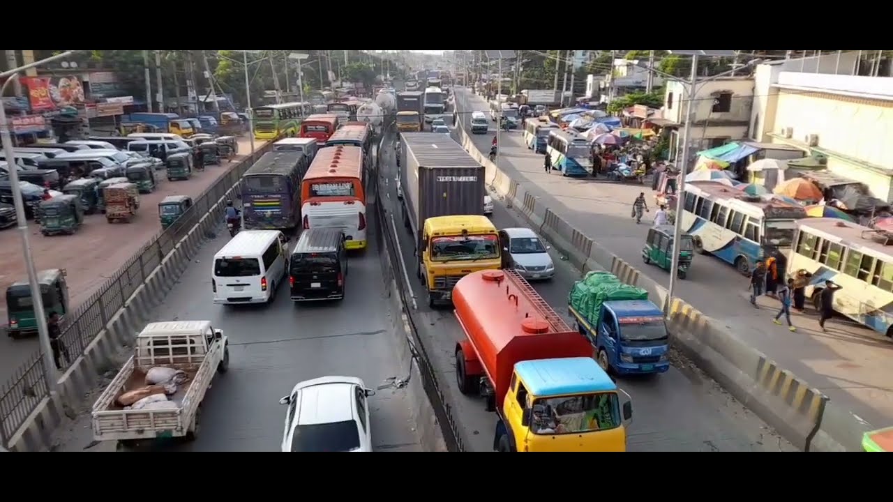 Dhaka to chottogram highway road. - YouTube