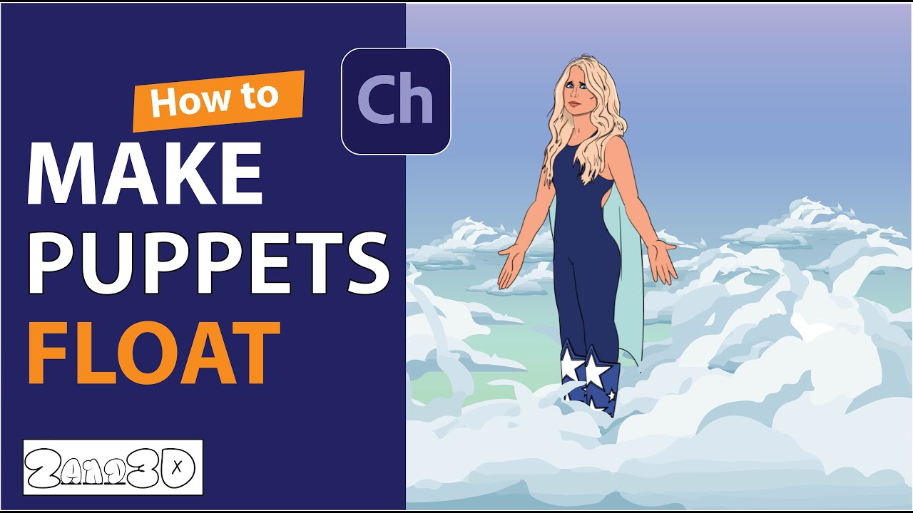 How to make your puppet float like Superman - YouTube