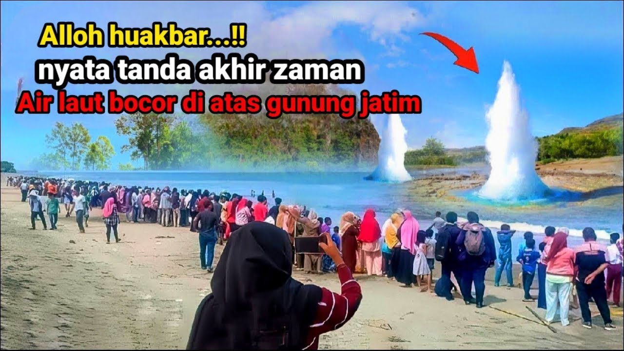 Viral..!! Muncul Fenomena Bumi Bocor Diatas Gunung Setelah Tragedi ...