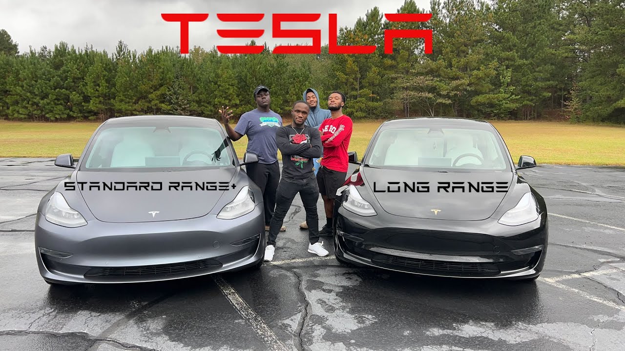 TESLA MODEL 3 - STANDARD RANGE+ VS. LONG RANGE!!! - YouTube