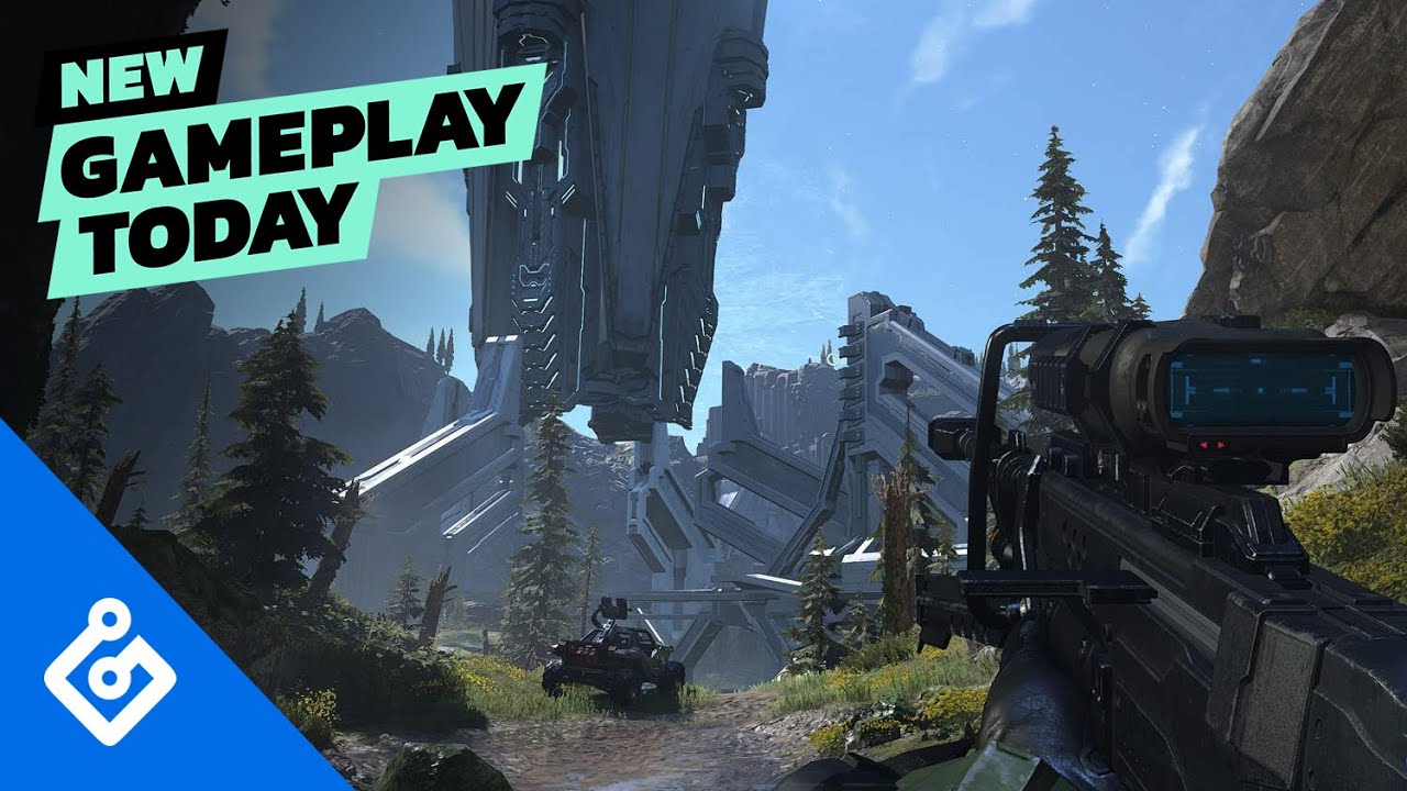 Halo Infinite High Value Target Side Mission | New Gameplay Today - YouTube