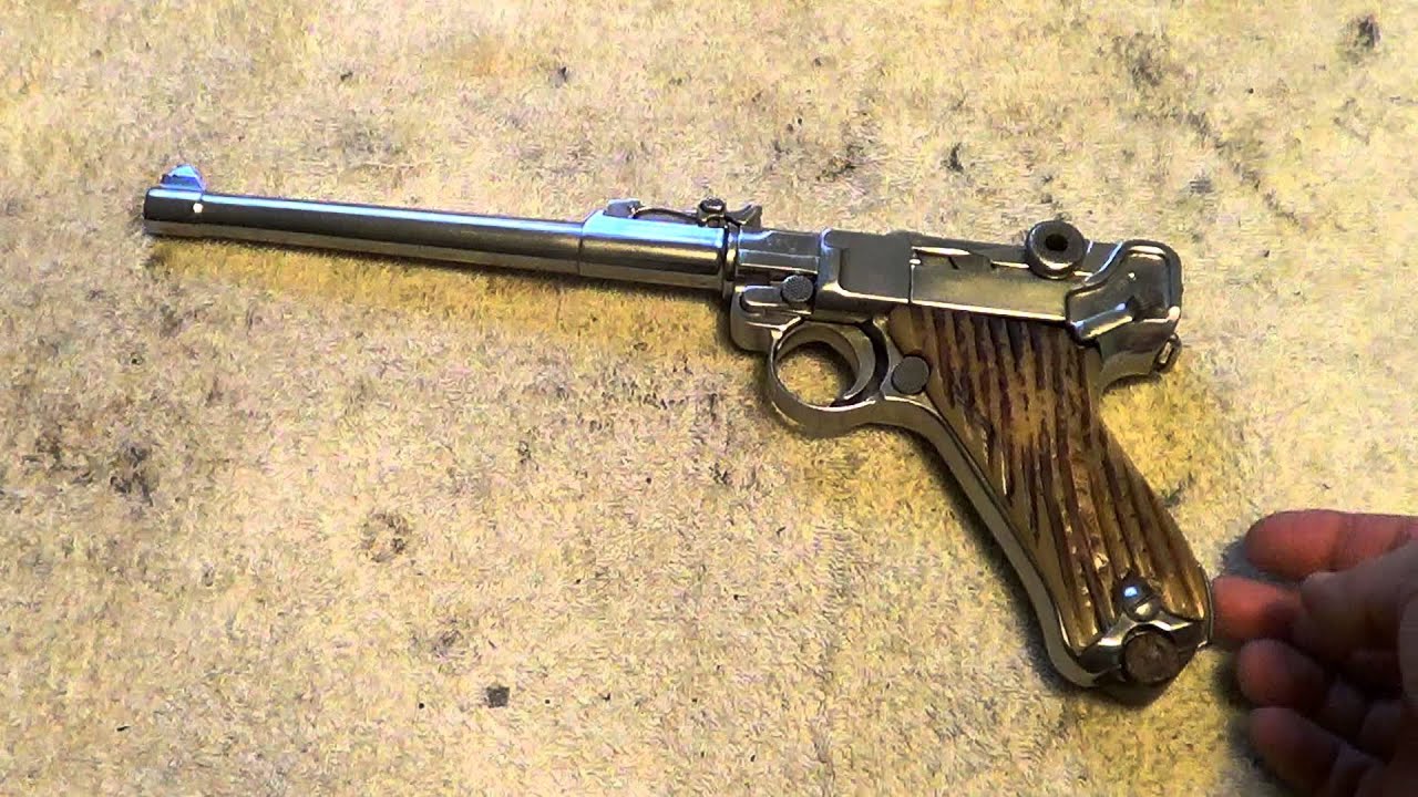 Luger P-08 1917 Artillery - YouTube