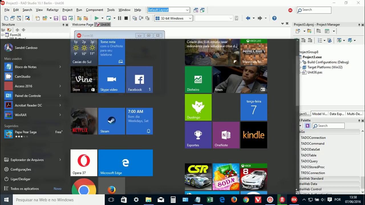 sistema de login em delphi integrado ao mysql - YouTube