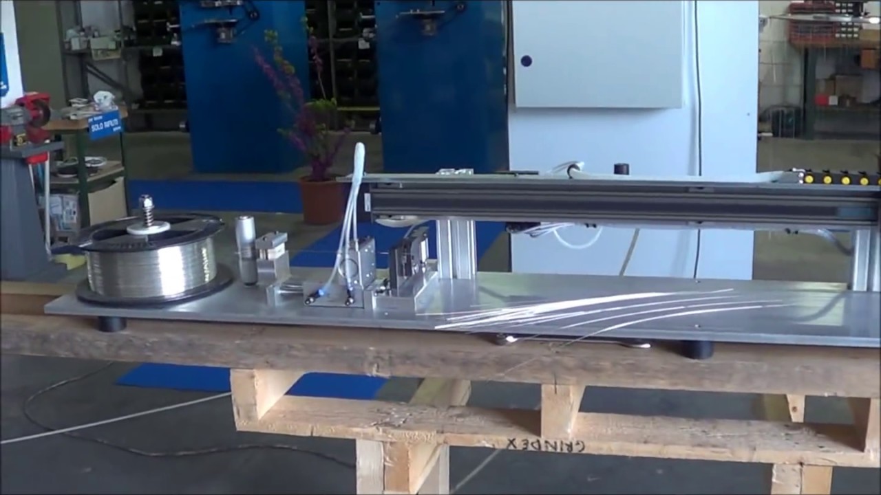 AUTOMATIC WIRE CUTTER FOR MUSICAL CORE WIRES - YouTube