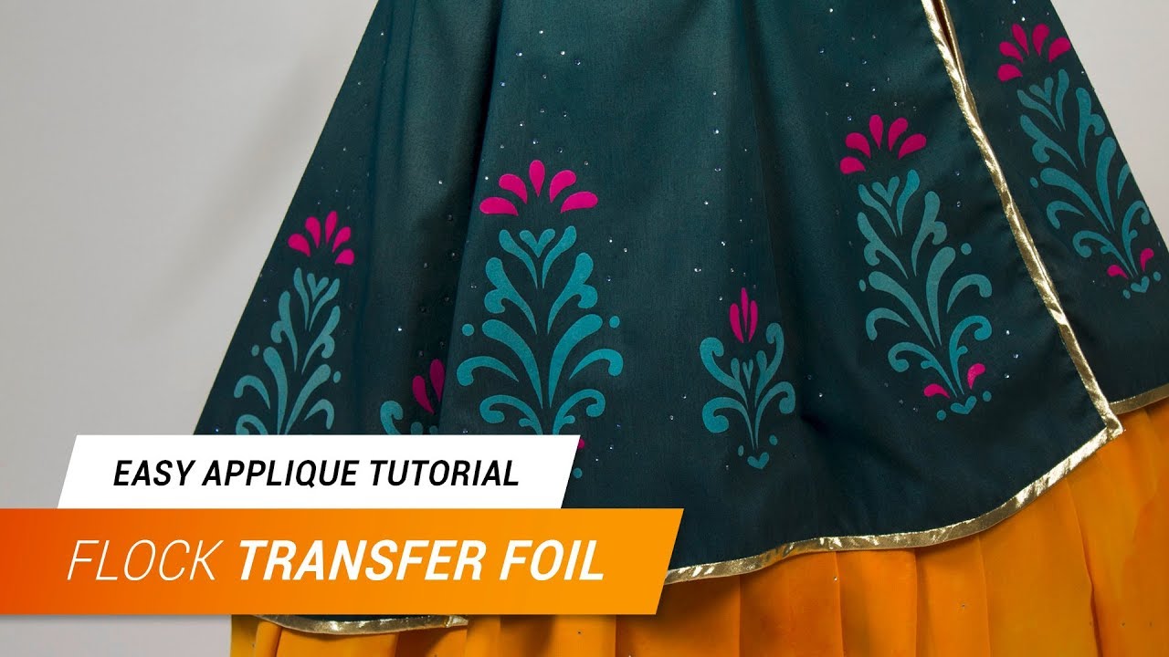 Easy Appliques with flock transfer foil | Jak Cosplay - YouTube