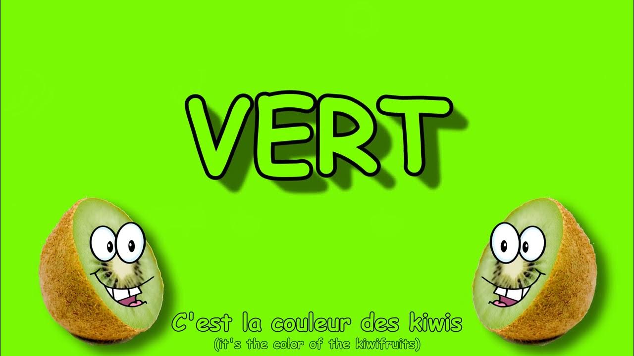 La Chanson des Couleurs ♫ French Colors Song ♫ Les Couleurs en Français ...