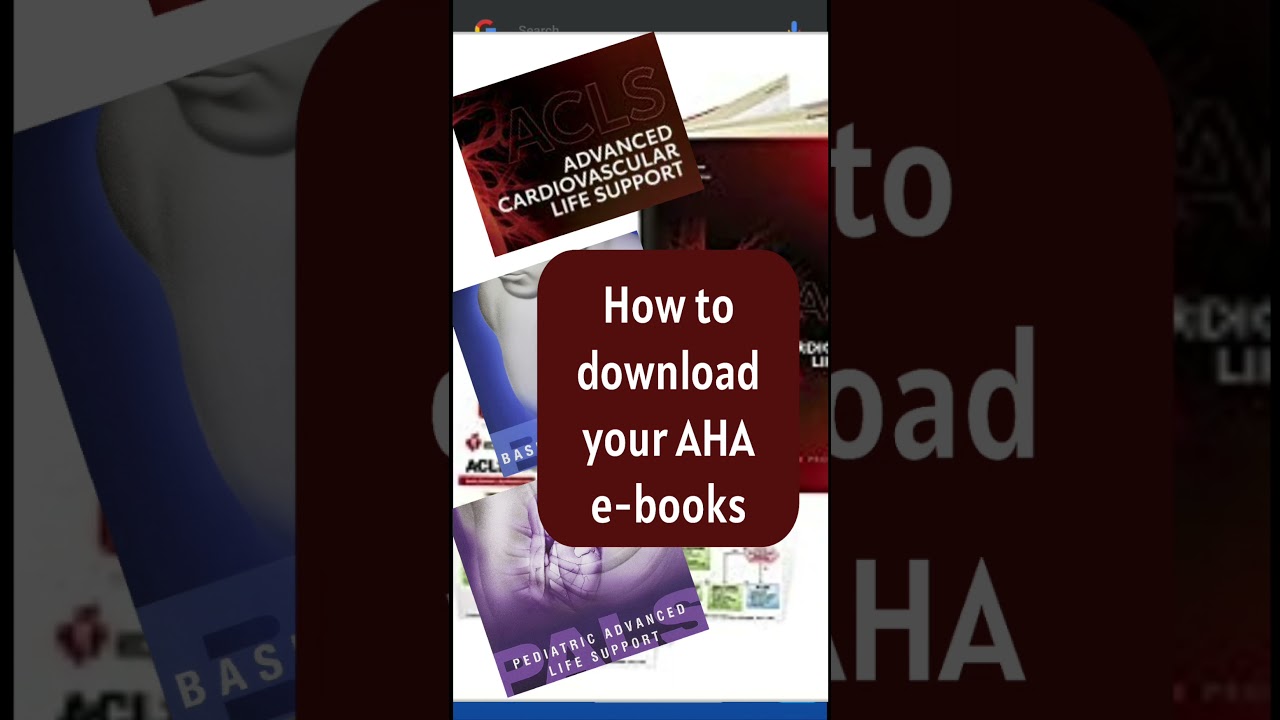How to download AHA e-books - YouTube
