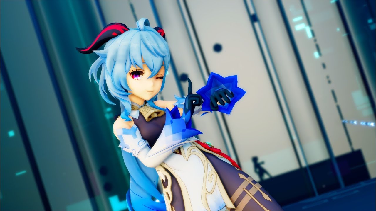 【4K60fps】 MMD Hotel Moonside 甘雨 - YouTube