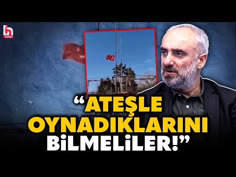 Türk Bayrağı'na hain saldırı! İsmail Saymaz'dan canlı yayında çok konuşulacak sözler!