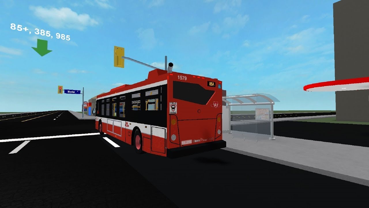TTC ~ 2008 Orion VII NG HEV 1579 ~ Bus Ride on 85 Sheppard Westbound to ...