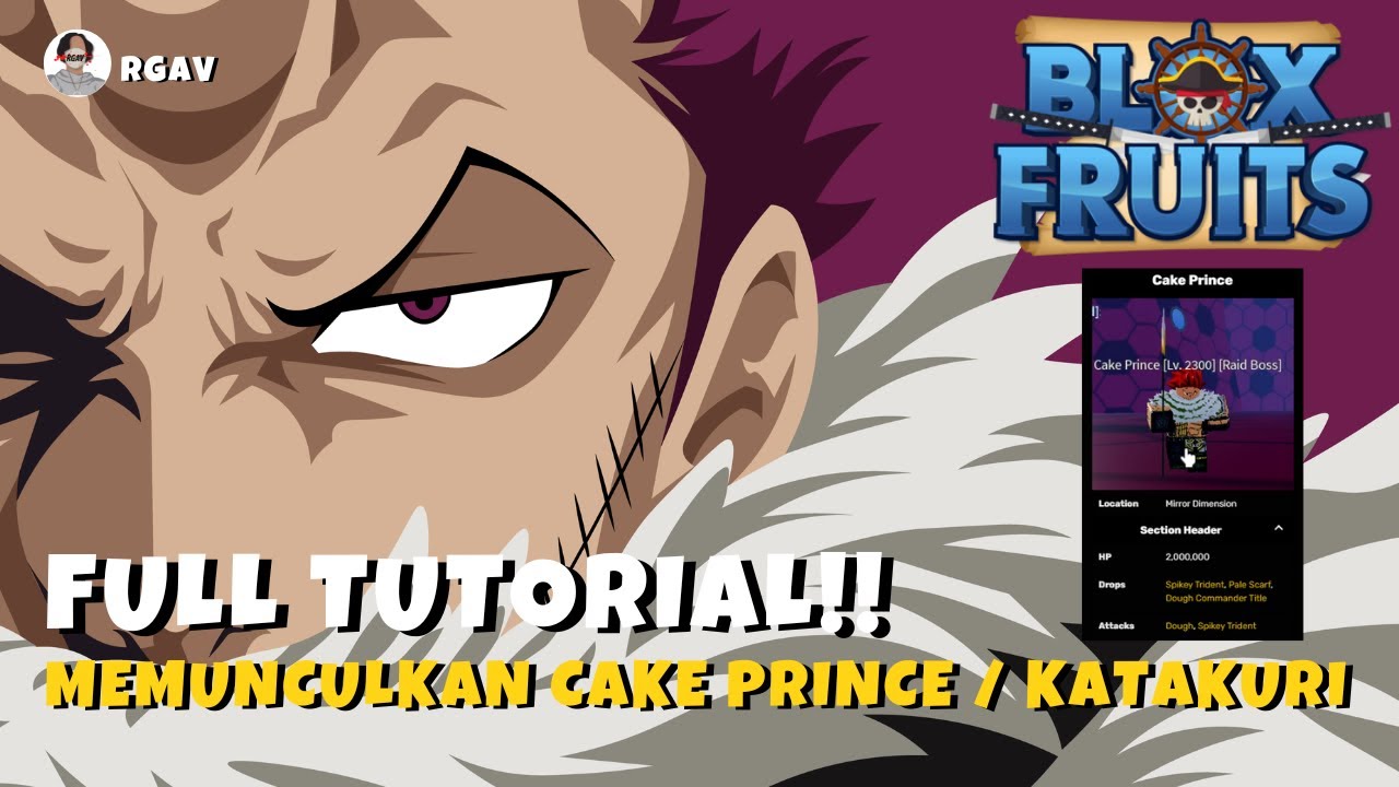 Cara Memunculkan Cake Prince Katakuri Blox Fruits Indonesia Youtube