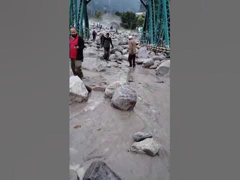 Flash Flood Solang Nala - Anjani Mahadev 25-07-2024 #travel_manali #flashflood #heavyrain # ...