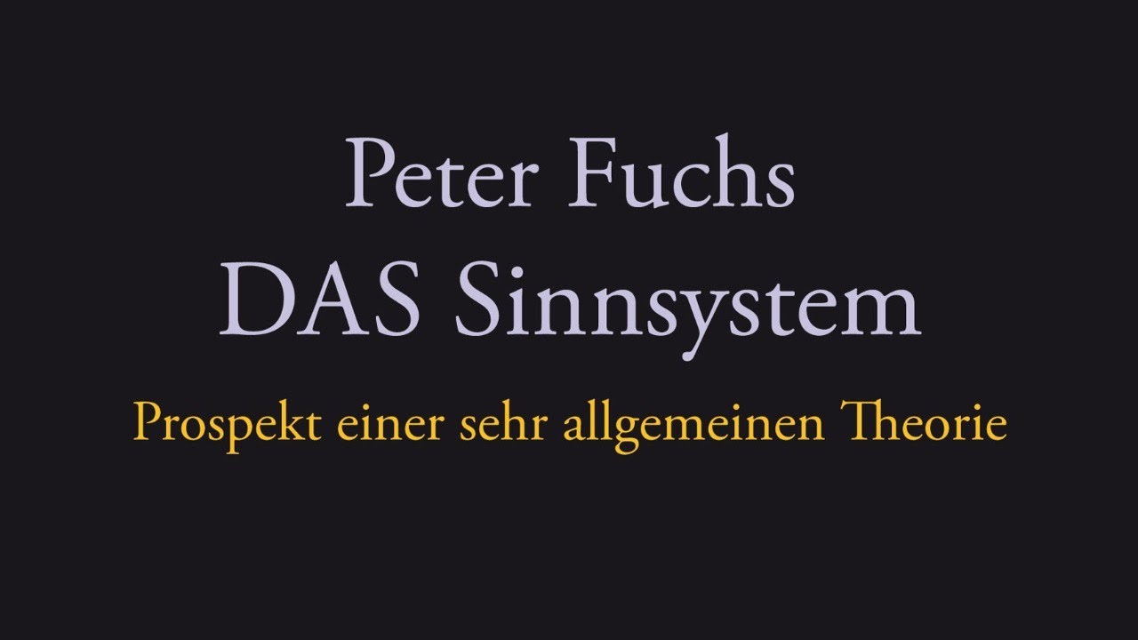 #001 DAS Sinnsystem - YouTube