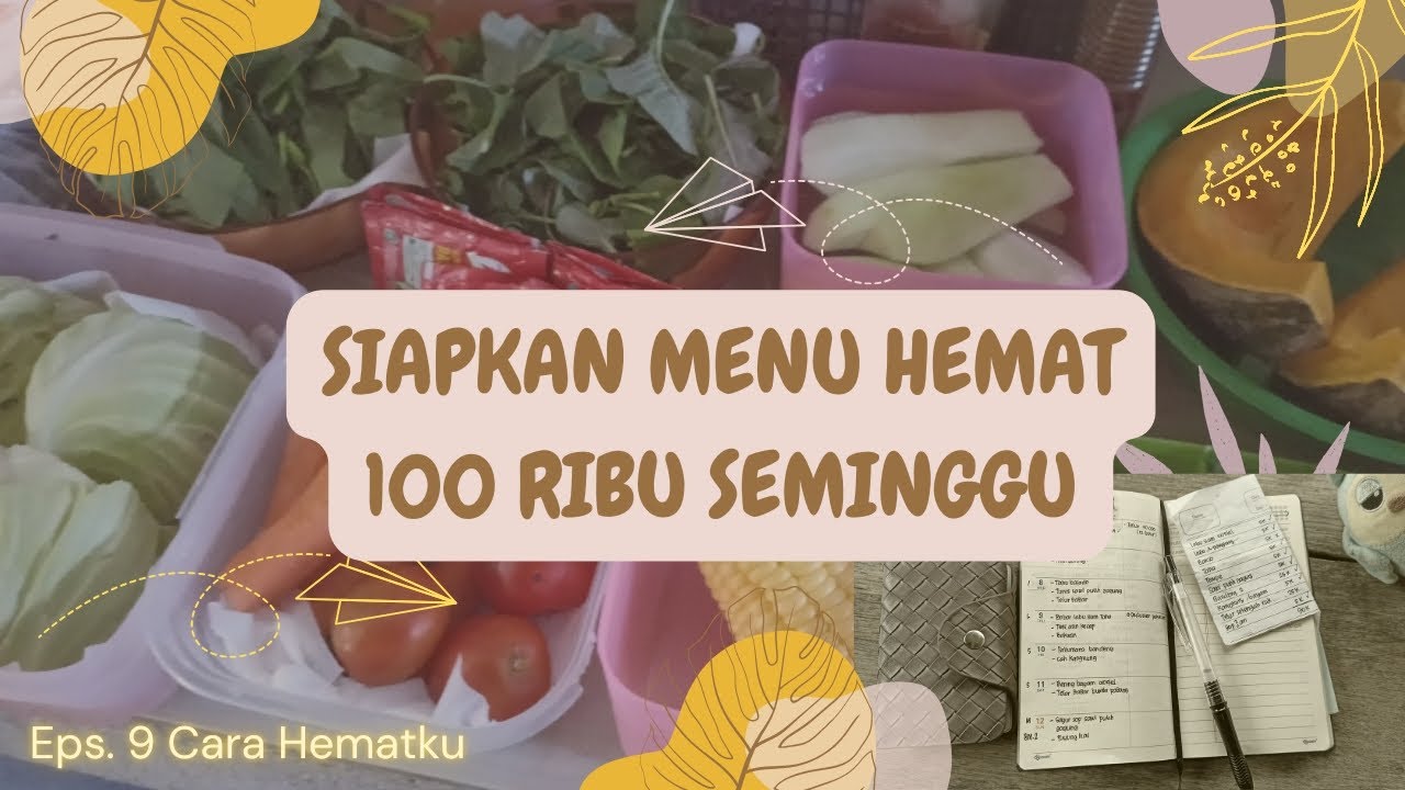 100 RIBU UNTUK MAKAN SEMINGGU LANJUT FOOD PREPARATION DAH LENGKAP MENU ...