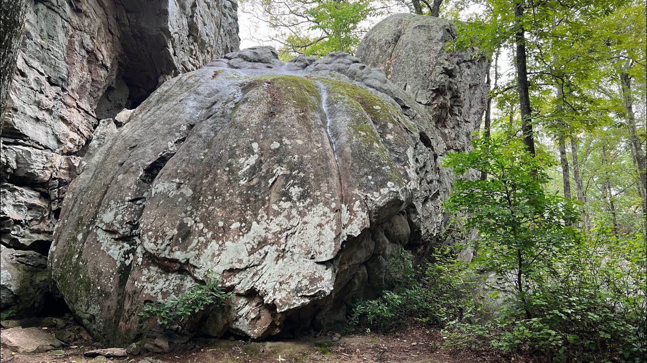 Melted Dome? Sand Rock, Alabama - YouTube