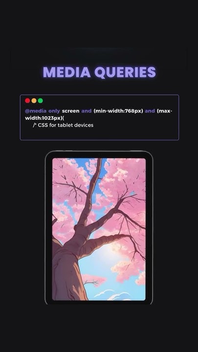 📱 Responsive Design Unlocked: Media Queries with JS, HTML & CSS! 🚀💻 #shorts #short #video #fyp # ...