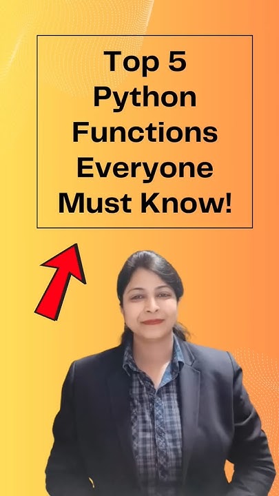 Top 5 Python Functions Every Beginner Must Know🧠| Learn Fast & Code Better! #trending #shorts # ...