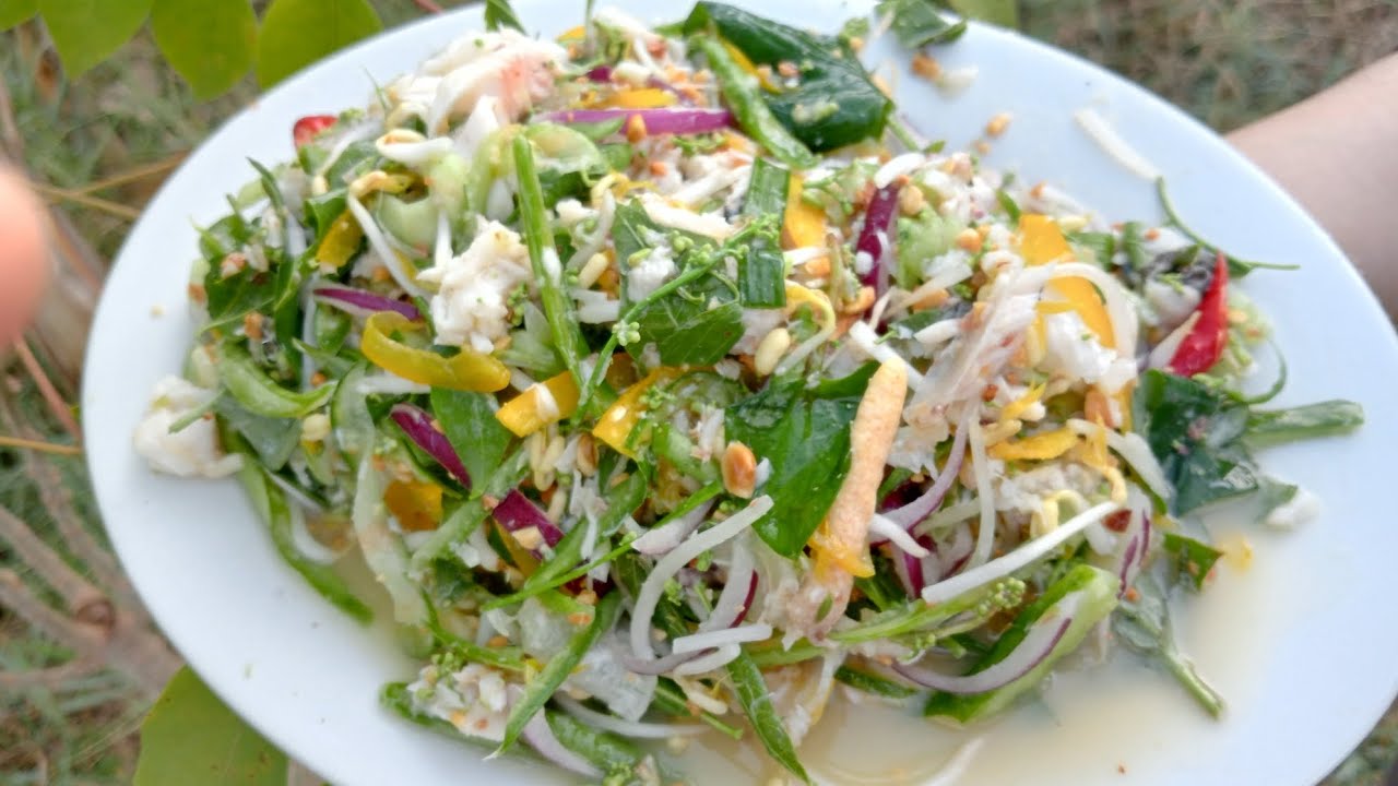 ញាំស្ដៅត្រីរ៉ស់ទឹកប្រហុក /How to eat sdao Roasted fish with Prahok ...