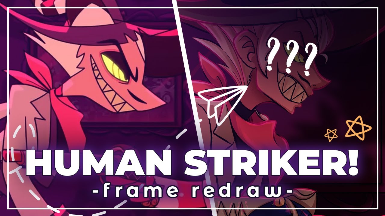 Human Striker VS Blitz | HELLUVA BOSS SPEEDPAINT - YouTube