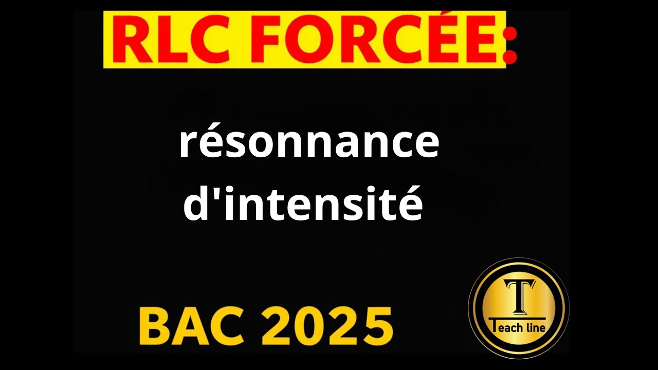 05_RLC forcé: résonnance d'intensité - YouTube