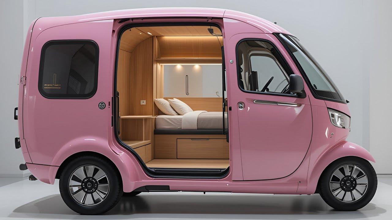 “The 2025 Pink Tricycle RV Camper Review: The Cutest Tiny Home on ...