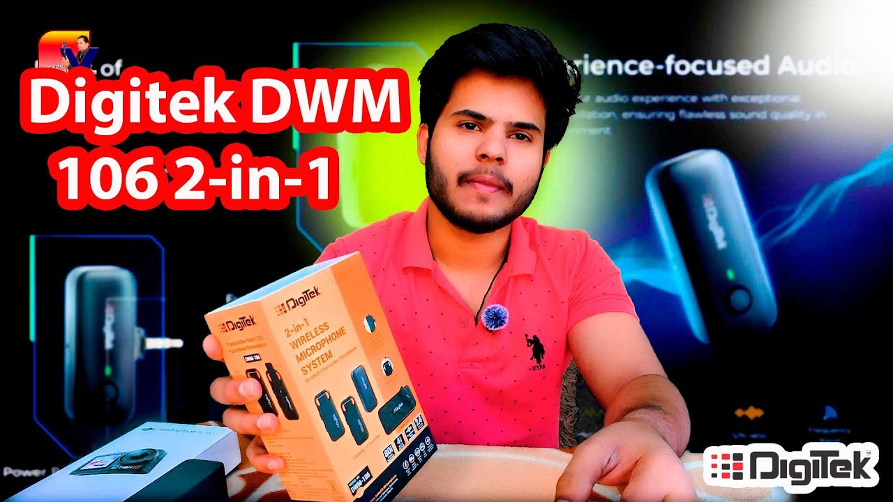 Digitek DWM-106 WIRELESS Microphone Review The BEST 2-in-1 Solution? 2025 | Live Proof - YouTube