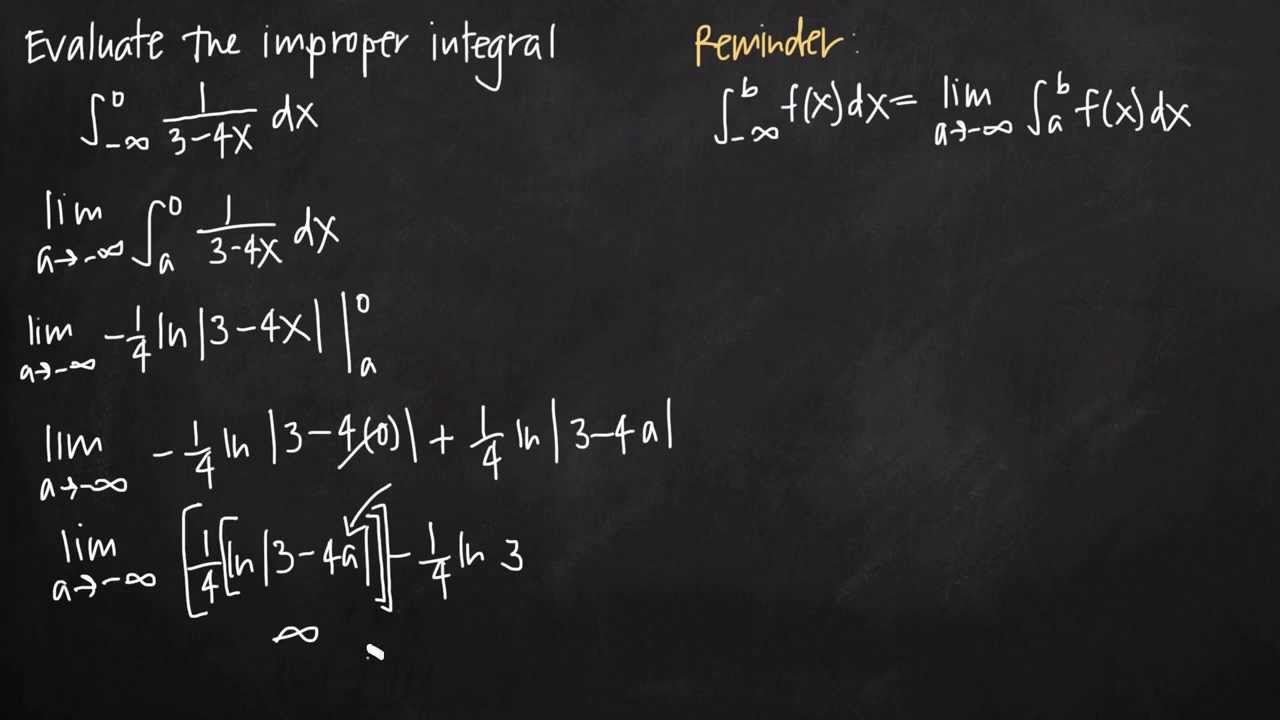 improper integrals, case 2 (KristaKingMath) - YouTube