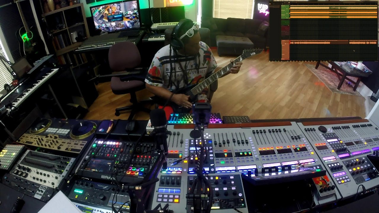 Live Studio Session Video guitar Neurofunk Drum&Bass recording - YouTube