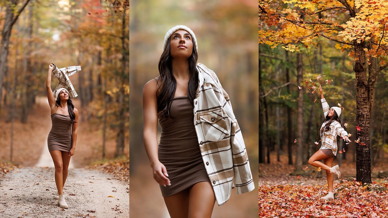 How to Pose Girls in Outdoor Nature Photoshoots | Canon R5 + RF 85mm 1.2L - YouTube