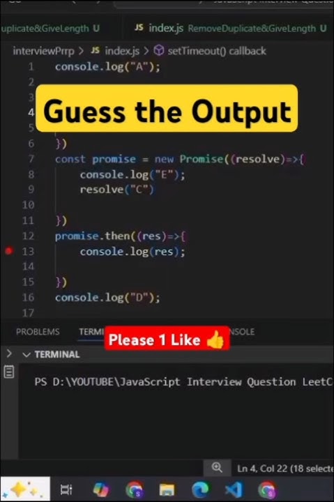 Guess The Output Javascript Interview Question Shorts Ytshorts Javascript Coding