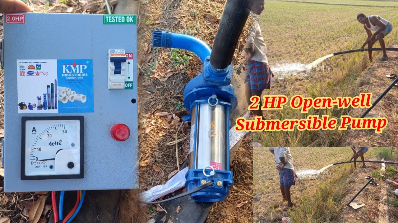 2 HP Open-well Submersible Pump / Submersible water pump fitting in ...