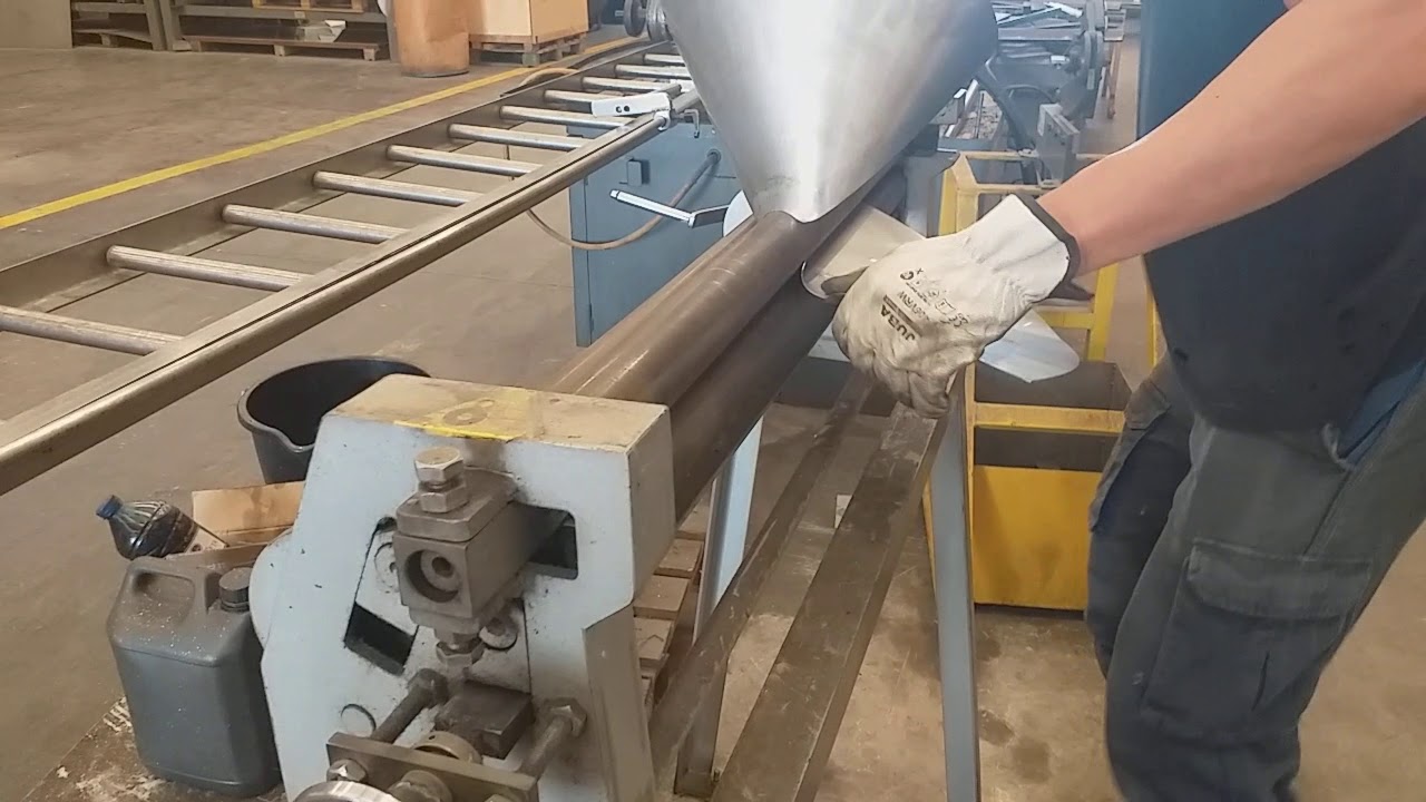 HACER EMBUDO EN CHAPA - YouTube