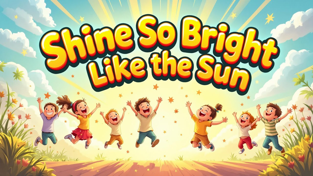 Shine So Bright Like The Sun | Kids Worship Song (High-Energy & Fun ...