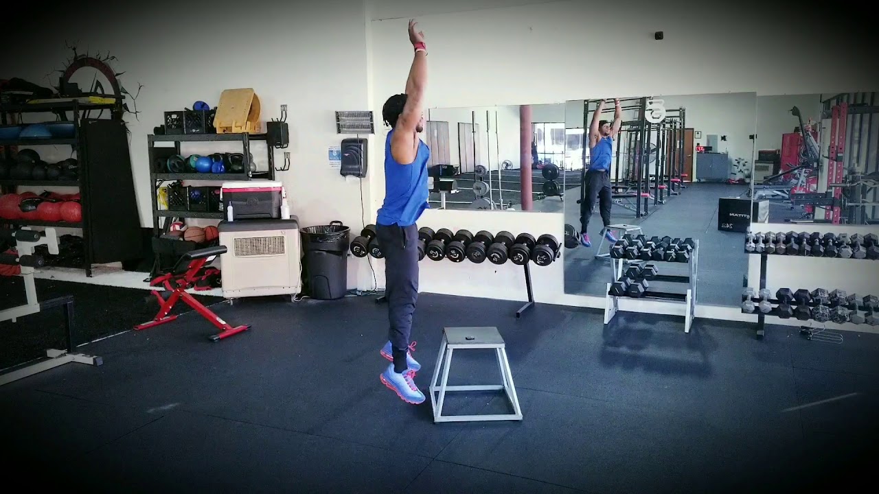 Modified Burpee with Bench - YouTube