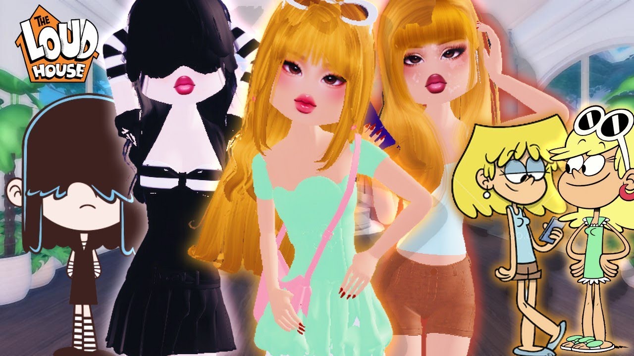 RECREATING LOUD HOUSE CHARACTER In Dress to Impress - YouTube