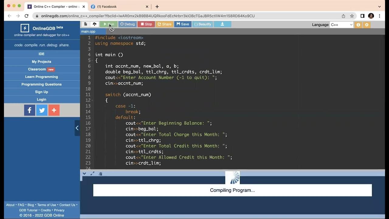 Lab. Act. #6_Program No.1 - YouTube