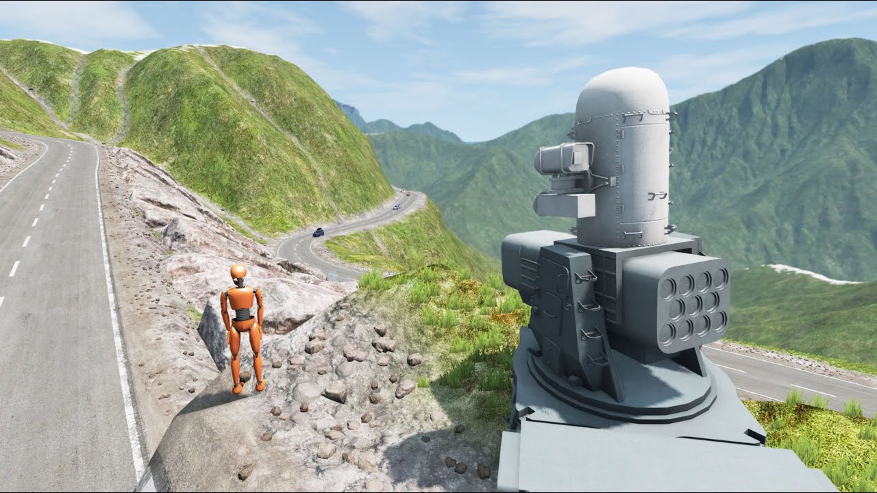 Realistic Cars vs Rockets (Beamng War) #2 – BeamNG.Drive - YouTube