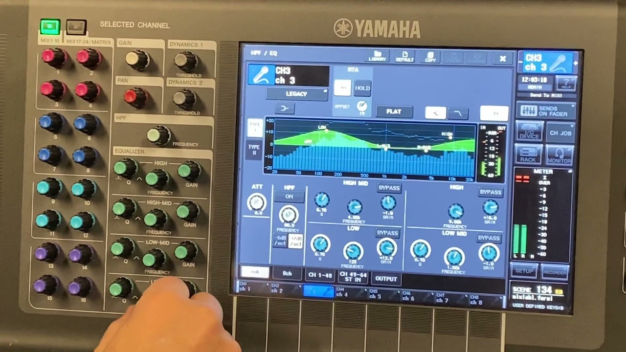 Yamaha CL3 Mixing 10 EQ - YouTube