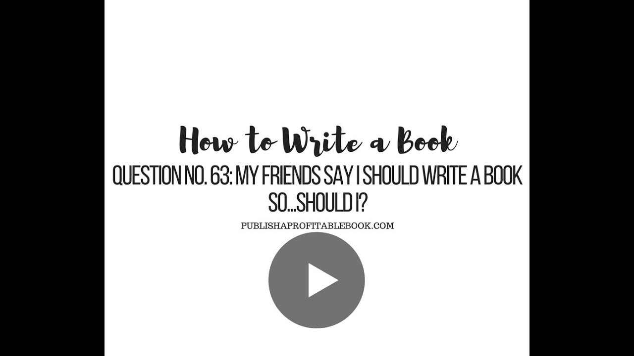 Episode 03 Should You Write A Book YouTube episode-03-should-you-write-a-book-youtube