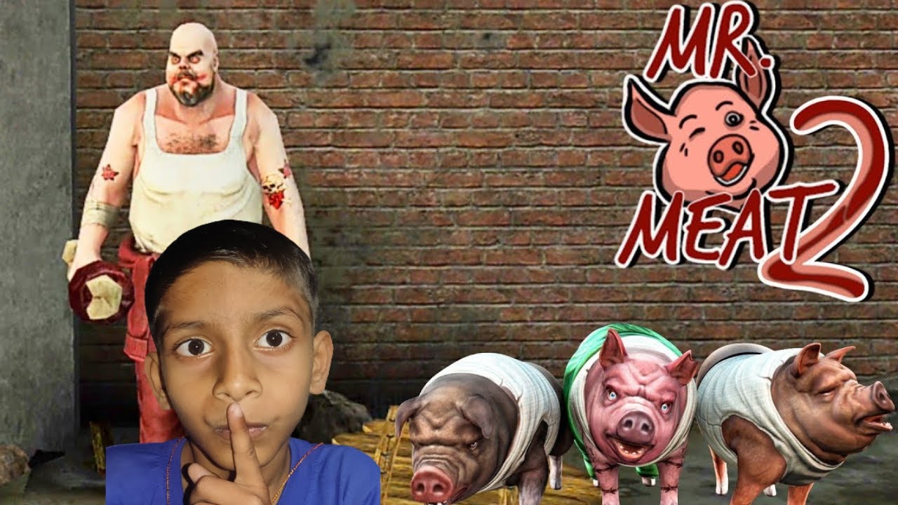 mr meat game | mr meat game over | mr meat game over pig | - YouTube
