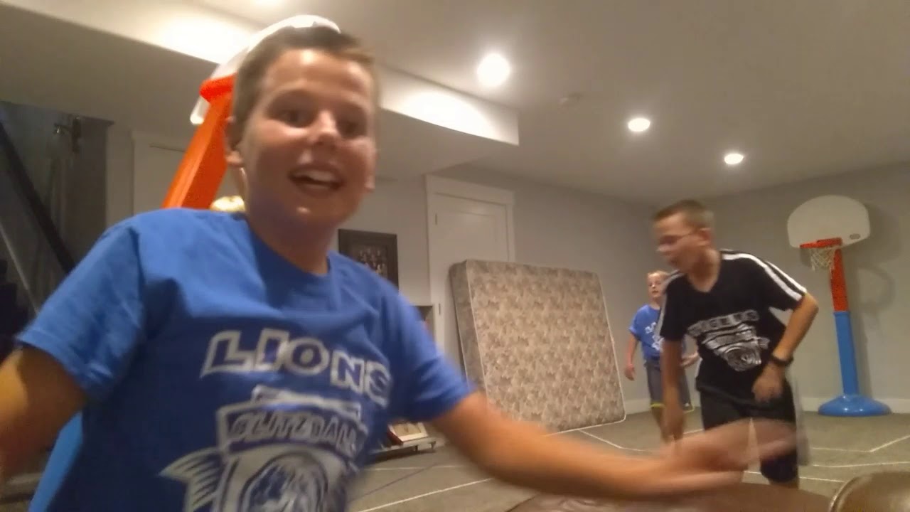 Broken Hoop?!?! | Epic Mini Basketball Game - YouTube
