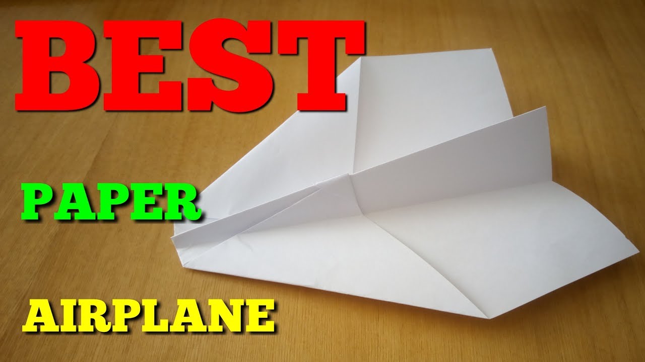 How to make a Origami Paper Airplane: BEST Paper Planes in the World ...