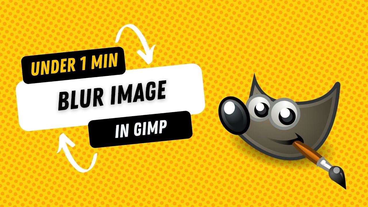 How To Blur In GIMP YouTube How To Blur In GIMP YouTube