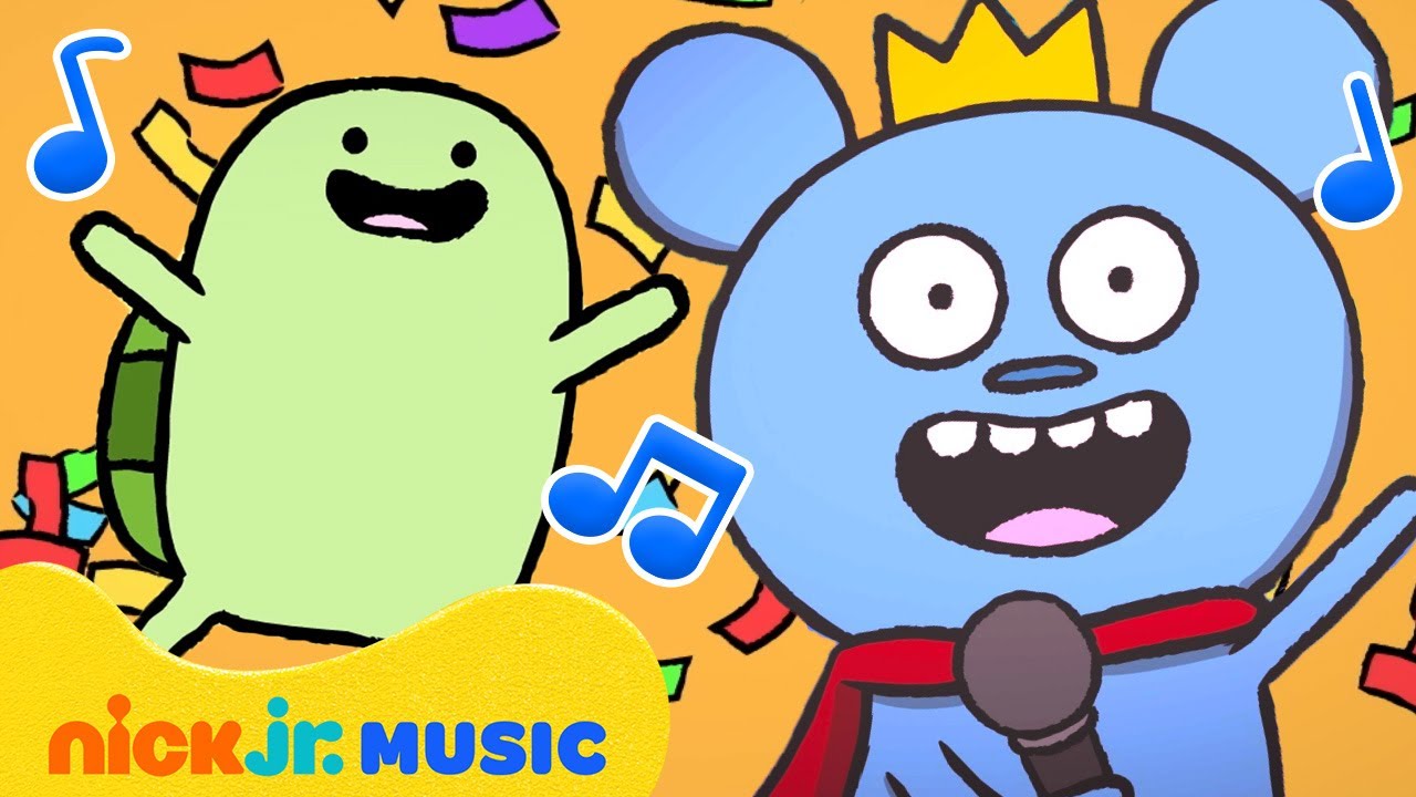 Bossy Bear BFF Sleepover Songs w/ Lyrics! 🎶 Preschool Songs | Nick Jr ...