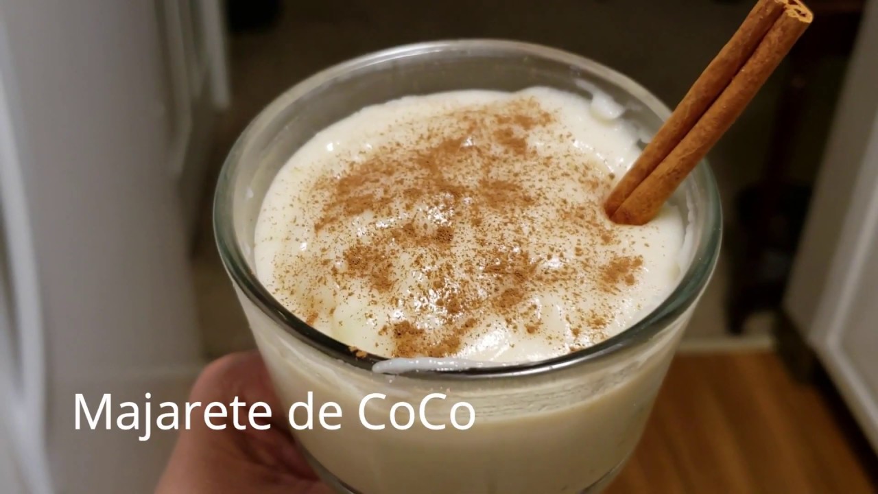 COMO HACER MAJARETE DE COCO - YouTube