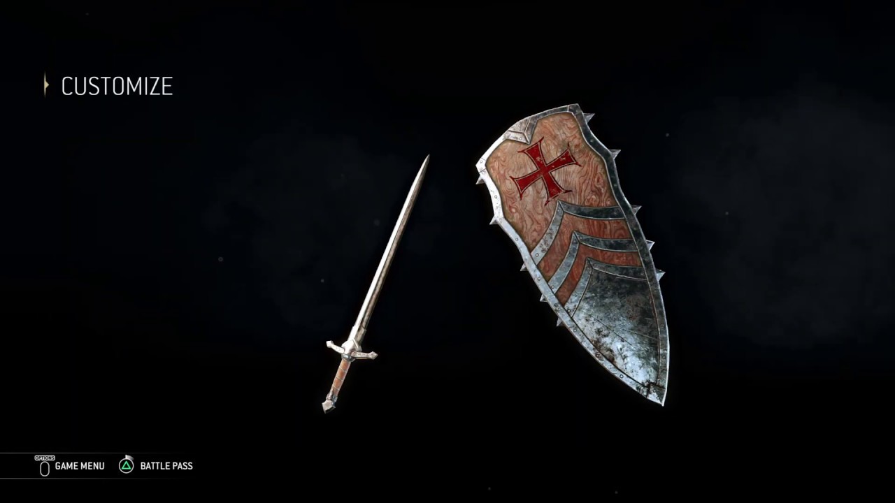 For Honor Black Prior 3 Sword Shield sets Vestige,Forsaken,Perfuga ...
