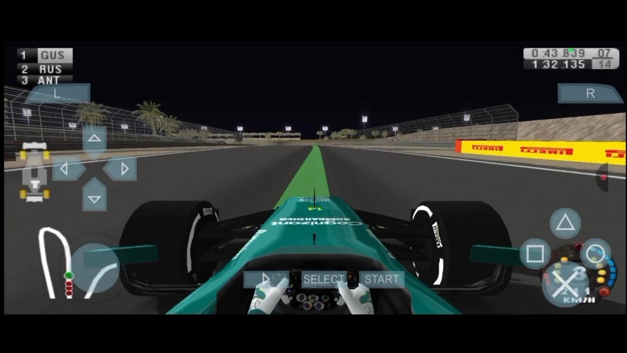 F1 2009 mod F1 2025 PPSSPP modo carrera GP de Bahréin con Aston Martin ...