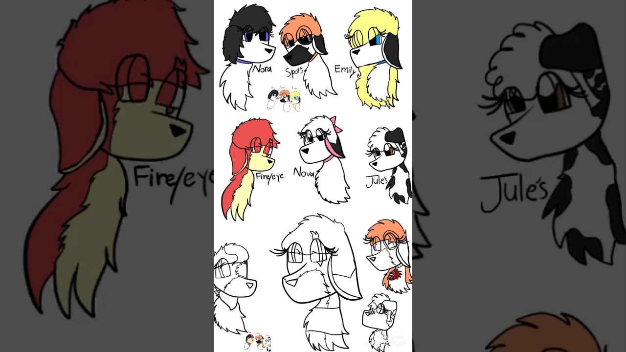 Me and my oc dog character’s - YouTube