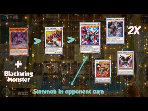 Blackwing combo King Calamity in Opponent Turn Yugioh Master Duel - YouTube